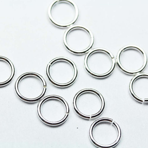 Silver jump ring 40pcs 4mm 20gauge 925 Sterling silver Jewellery findi ...