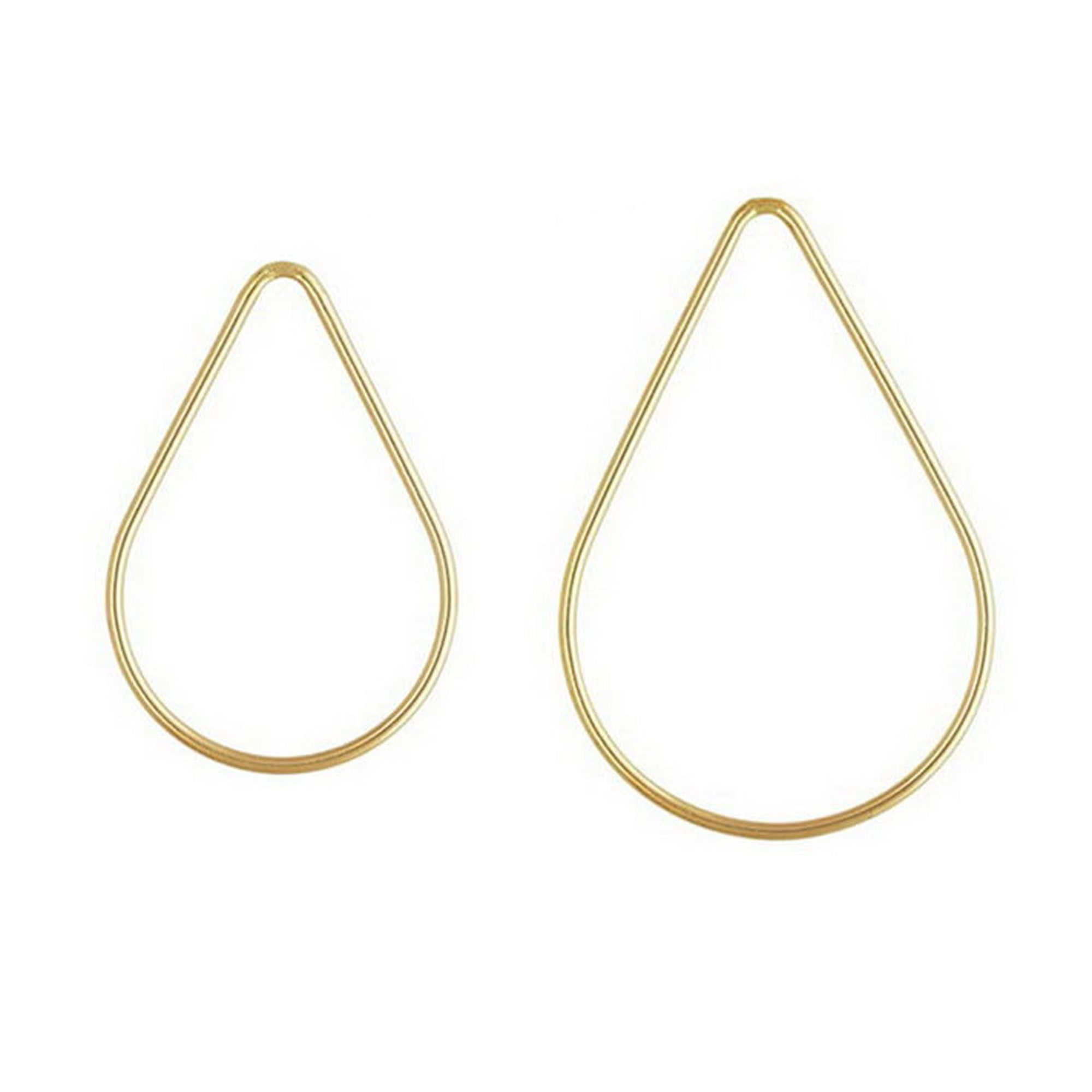14K Gold Filled 29-37MM Teardrop Closed Jump Rings – accbeads