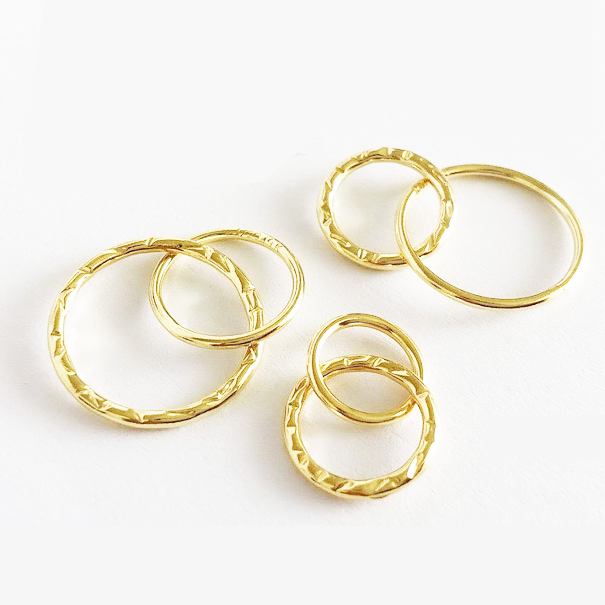 14K Gold Filled Double Closed Jump Ring Set For Jewelry DIY Project ...