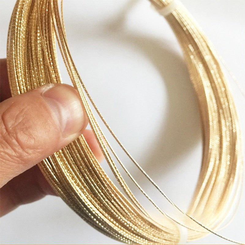 14k gold filled wires, Sparkling round wires, wire 24-14 gauge 1 meter ...