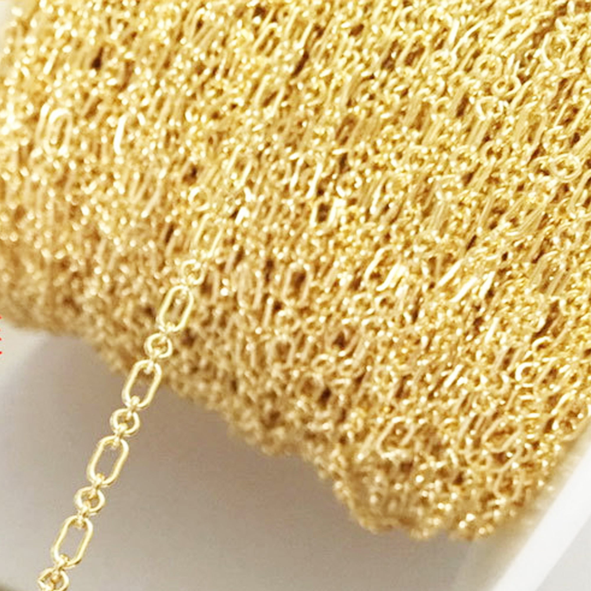 14K Gold Filled Chain, Tarnish Resistant Everyday Chain, 2MM ...