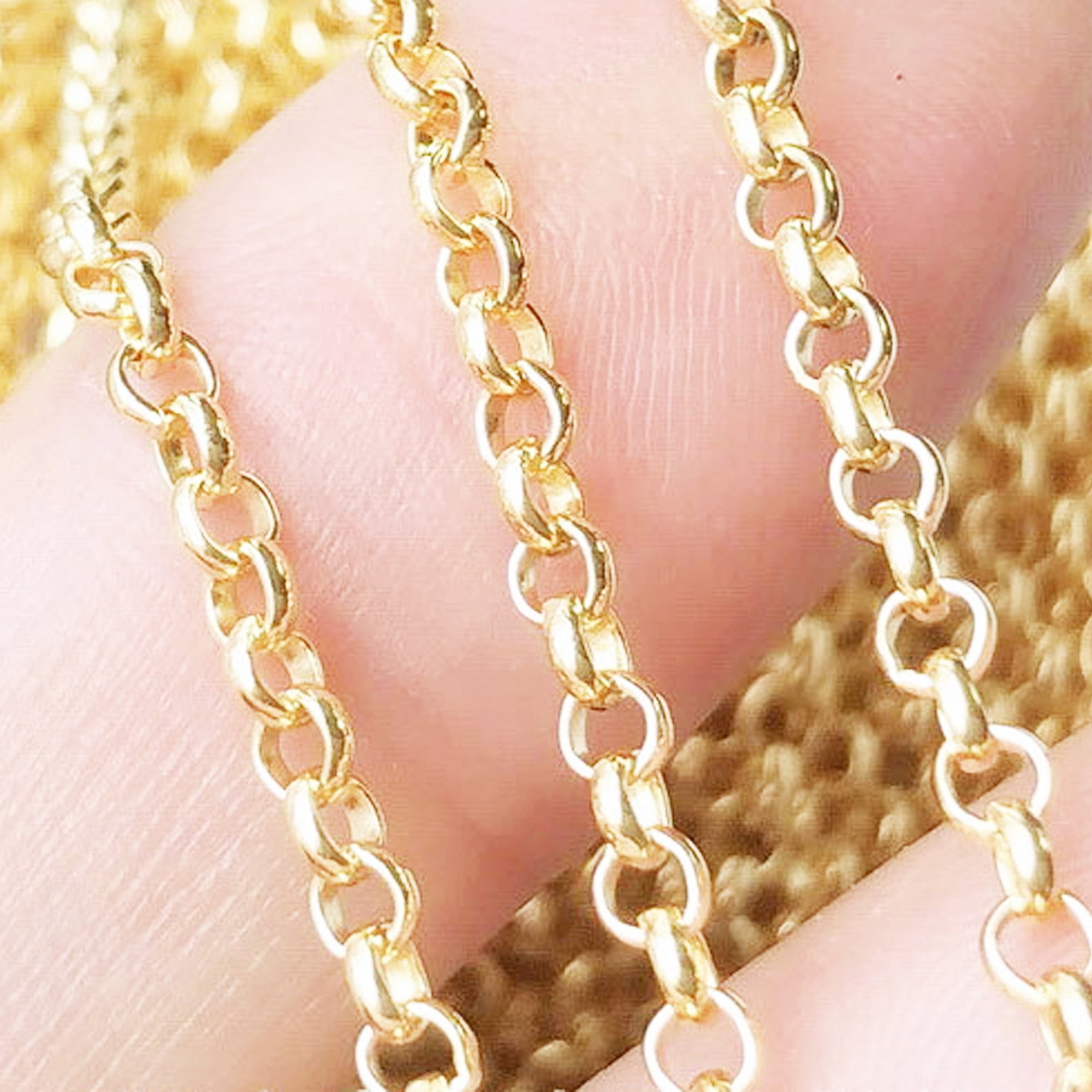 14K Gold Filled Chain, Tarnish Resistant Everyday Chain, 2.25MM Rolo ...